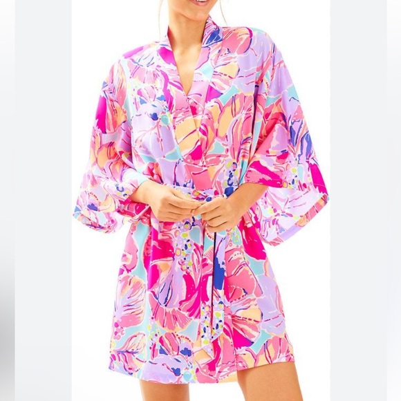 Lilly Pulitzer | Intimates & Sleepwear | Lilly Pulitzer Palm Beach Silk ...